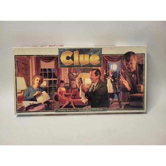 Parker Brothers | Games | Clue 986 Vintage Original Parker Brothers ...